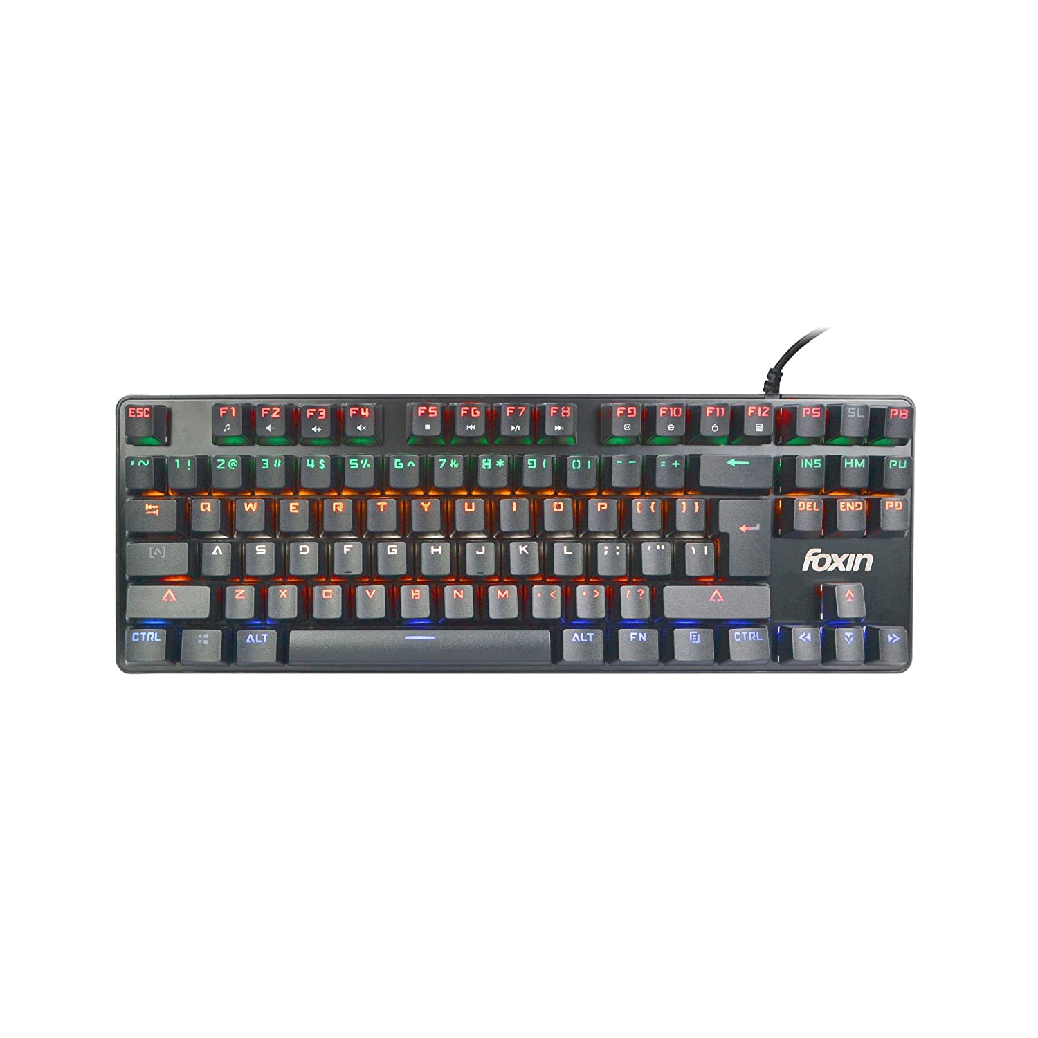 Foxin Keyboard FMK1002 RGB Semi-Mechanical | Goitmart